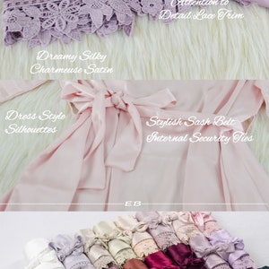 Mave, Lilac, Lavender Bridesmaid Robes, Bridesmaid Proposal, Flower ...