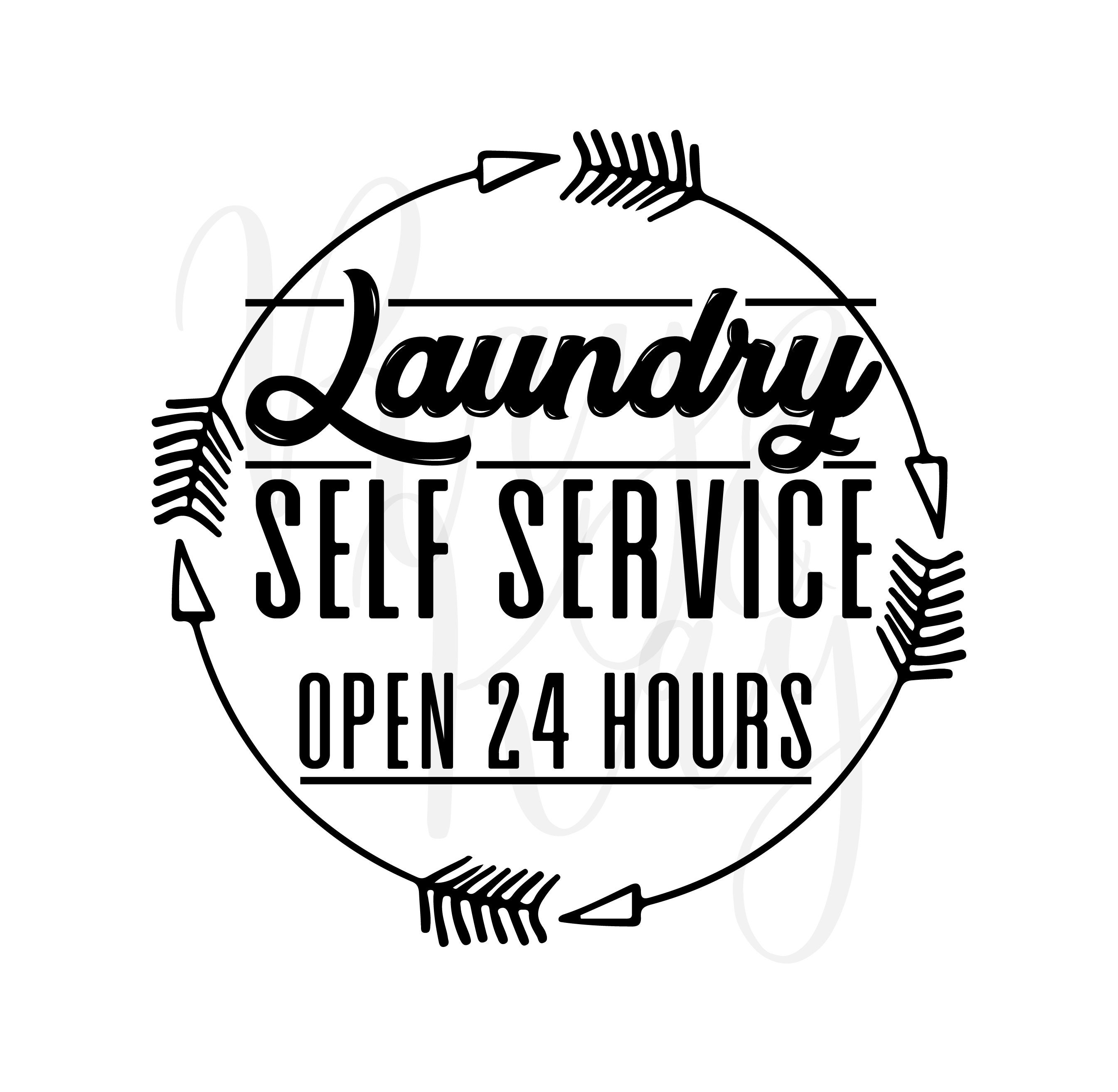 Laundry Self service Funny sign Decor SVG/PNG/JPG | Etsy