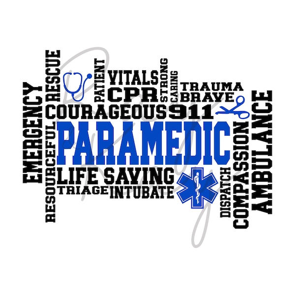 Paramedic Svg - Etsy