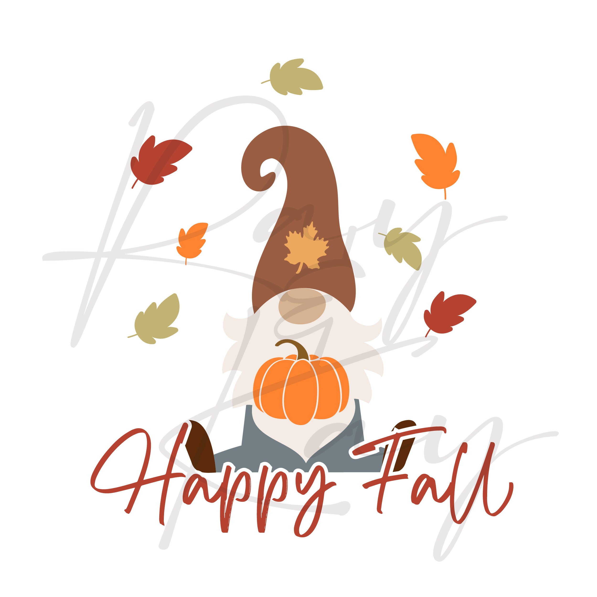Happy Fall Gnome Leaves SVG/PNG/JPG - Etsy