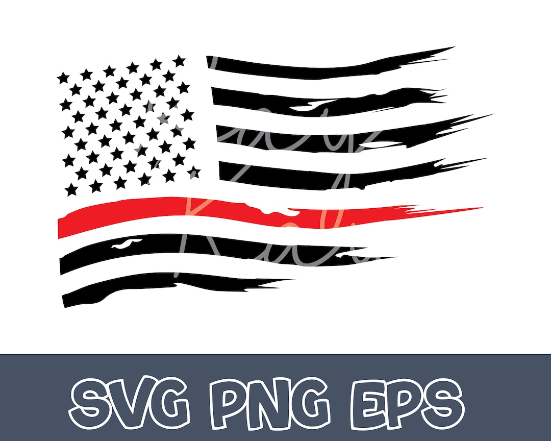 Fire Fighter Flag - U.S.A. Flag - SVP/PNF/EPS - Etsy