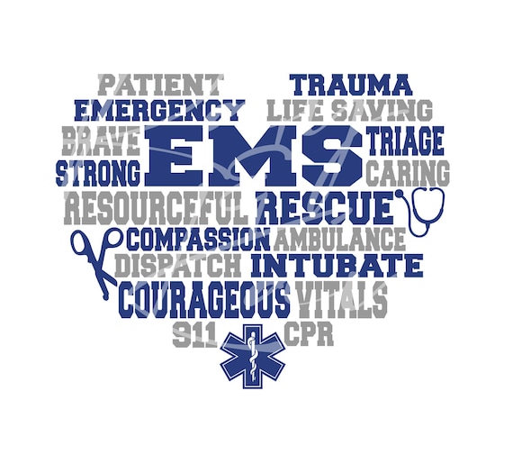EMS Heart Details Medical SVG/PNG/JPG | Etsy Australia