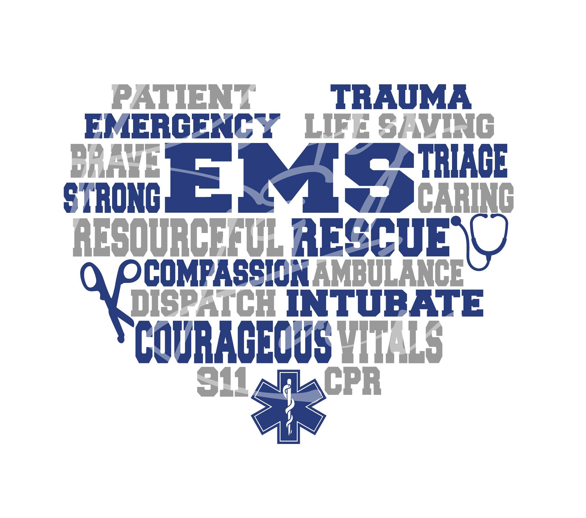 E|M|S Heart - Details - Medical - SVG/PNG/JPG - Etsy Australia