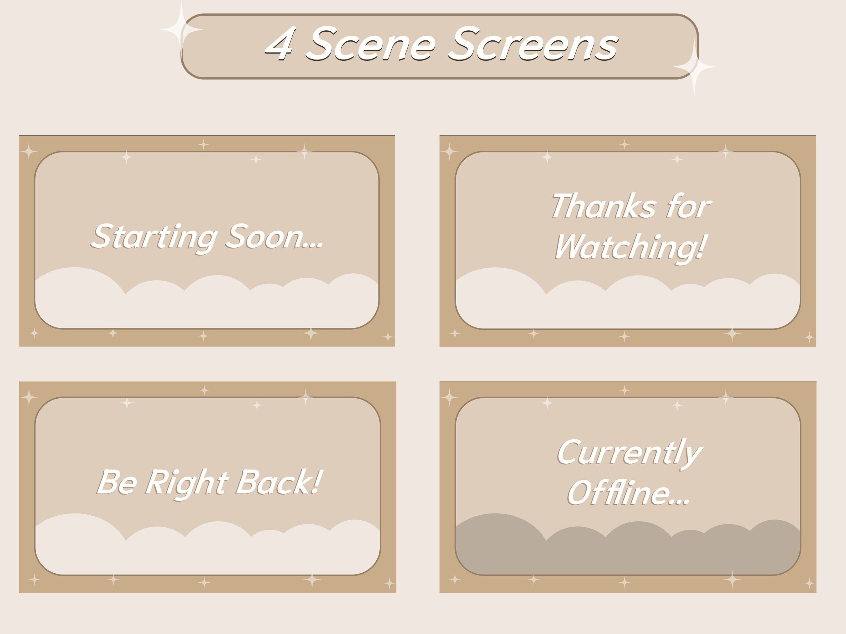 Twitch Stream Package - Cozy Bear - Streamer Graphics - Twitch ...