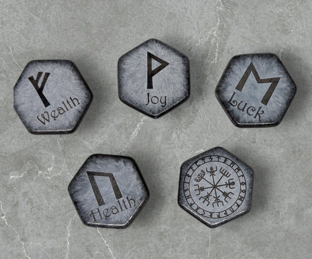 Viking Runes Refrigerator Magnets Set of 5 Kitchen Magnets, Magnet ...
