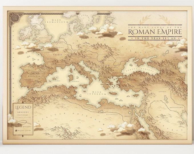 Dark Fantasy USA Map - Map of American State Capitals, Fantasy America ...