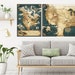 Dark Fantasy USA Map - Map of American State Capitals, Fantasy America ...