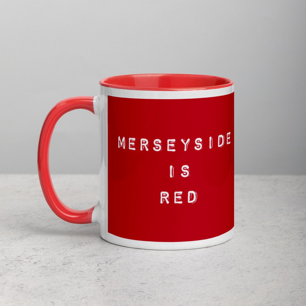 Liverpool Mug, Merseyside is Red 11oz Mug, Scouser Mug, Liverpool Fan ...