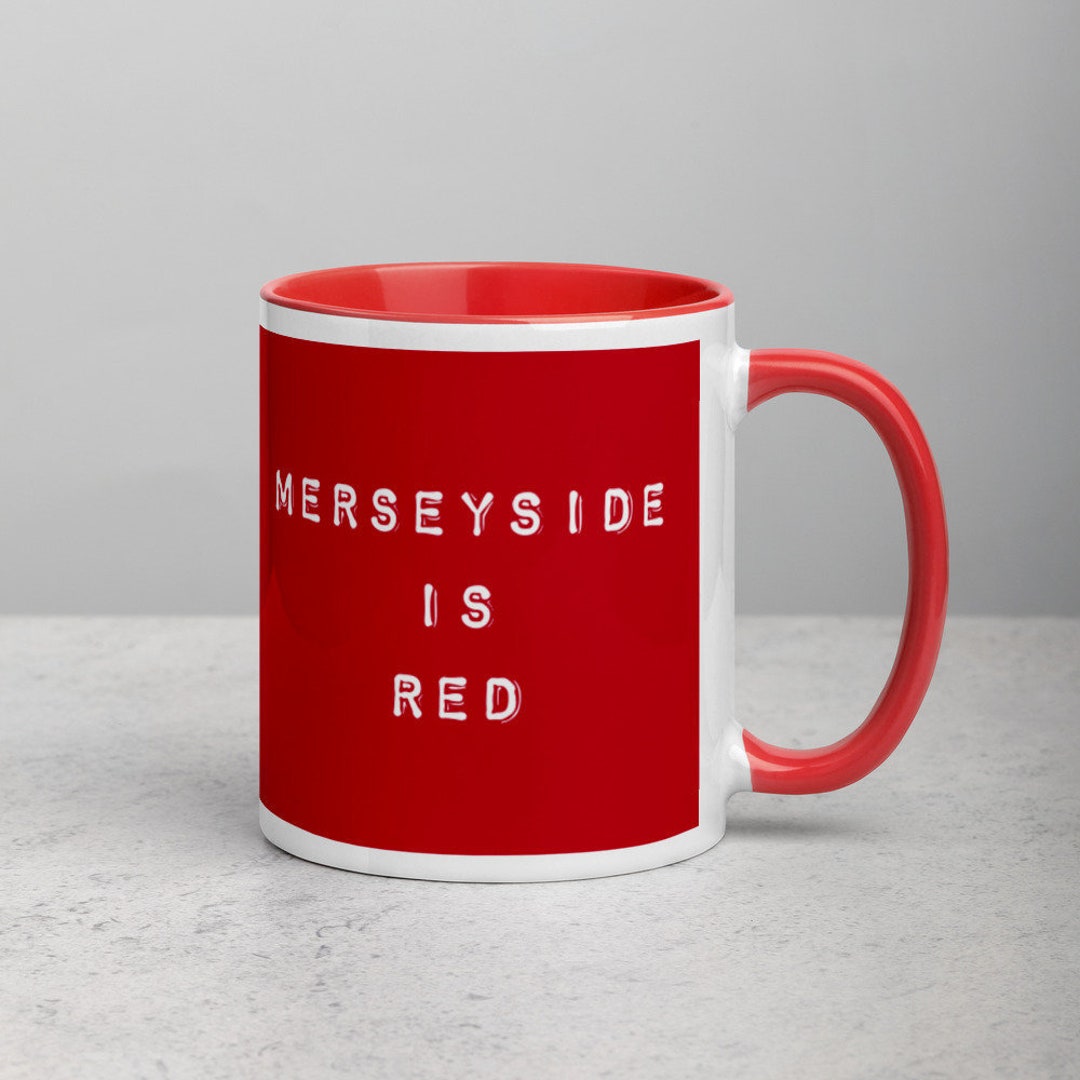 Liverpool Mug, Merseyside is Red 11oz Mug, Scouser Mug, Liverpool Fan ...