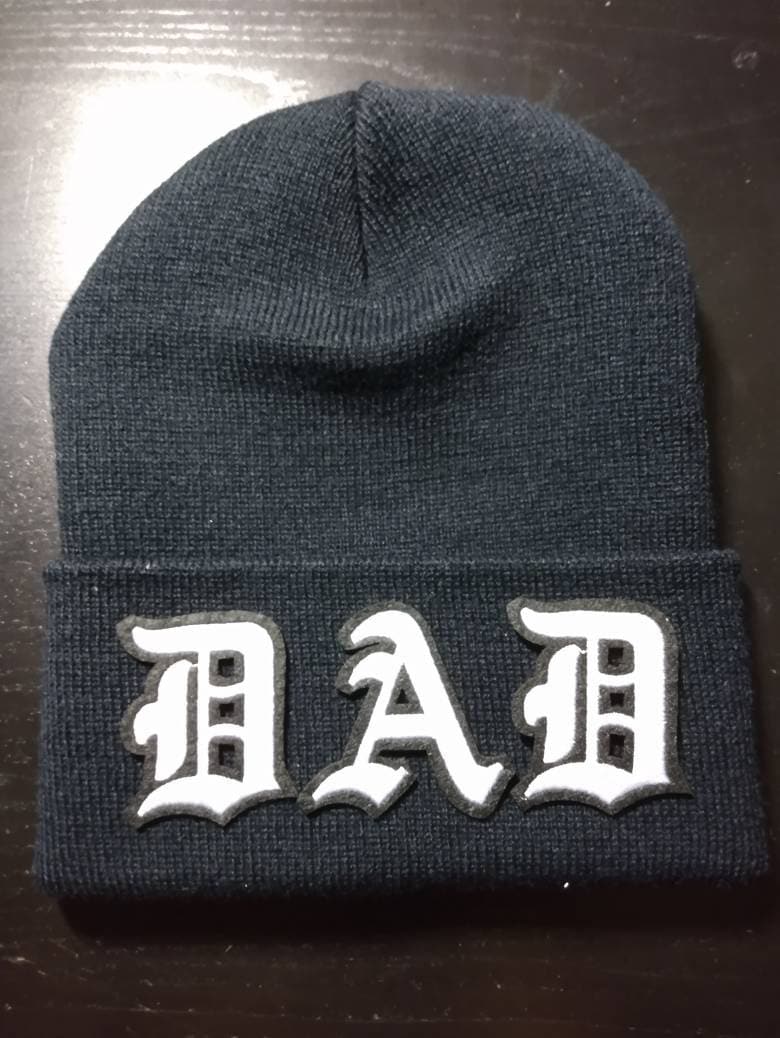 CUSTOM Letter Beanies Old English Letters Initials Names Abbreviations ...
