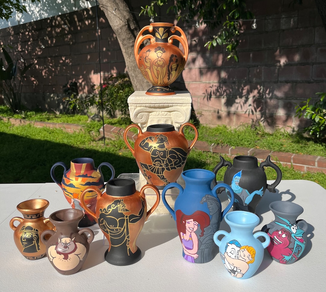 Disney Hercules Greek Style Mini Vases - Etsy