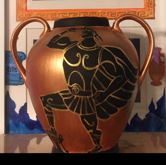 Mini jarrones de estilo griego de Disney Hércules | Etsy