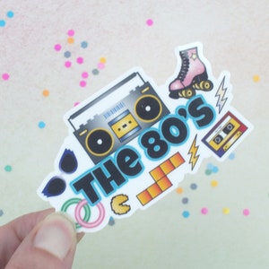 The Eighties Sticker, Decade Sticker, the 80's, Nostalgia Sticker, I ...