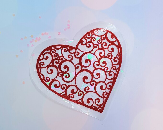 Heart Window Stickers, Heart Window Decal, Unicorn Window Decal - Etsy