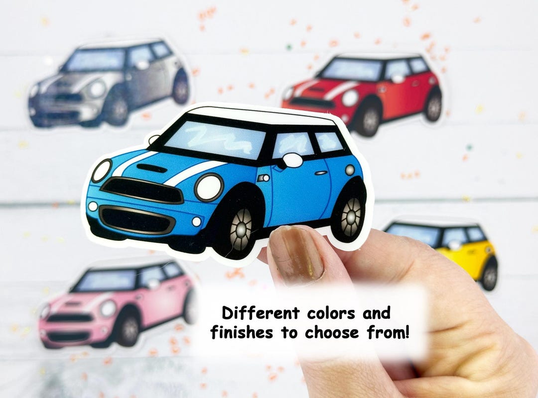 Mini Car Stickers, Car Stickers, Water Bottle Stickers, Automotive ...