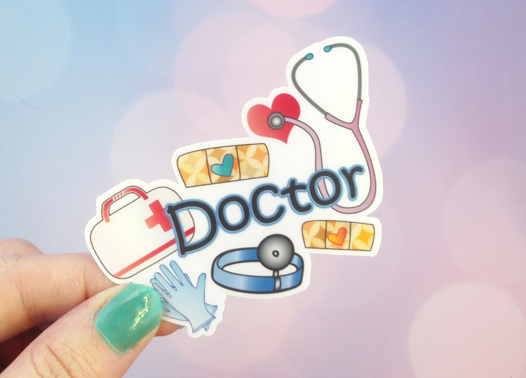 Doctor Sticker, Medical Sticker, Medical Student Gift, Doctor Gift ...