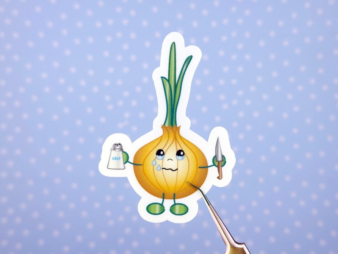 Onion Sticker, Crying Onion, Vegetable Sticker, Cooking Gifts for Her ...