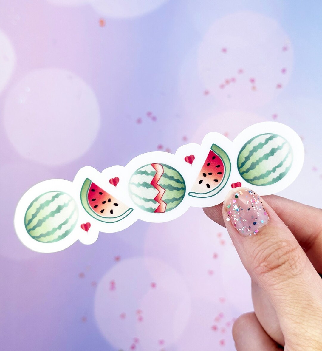 Watermelon Sticker for Water Bottle, Watermelon Gifts for Her, Fruit ...