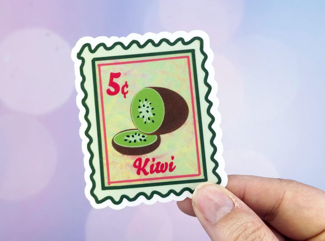 Kiwi Sticker, Fruit Sticker, Sticker for Waterbottle, Kiwi Decal for ...