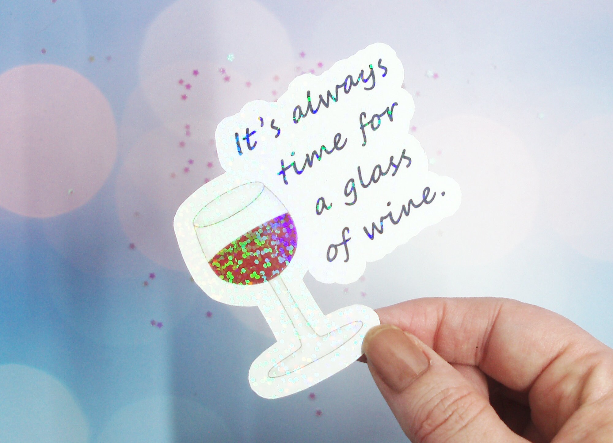 Red Wine Sticker Wine Lover Gift for Women Wine Quotes - Etsy.de