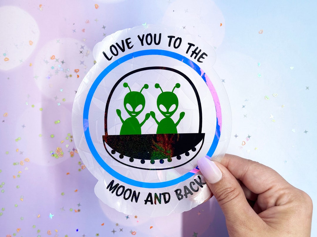 Alien Sticker, Prism Suncatcher for Window, Flying Saucer Decal, Indoor ...