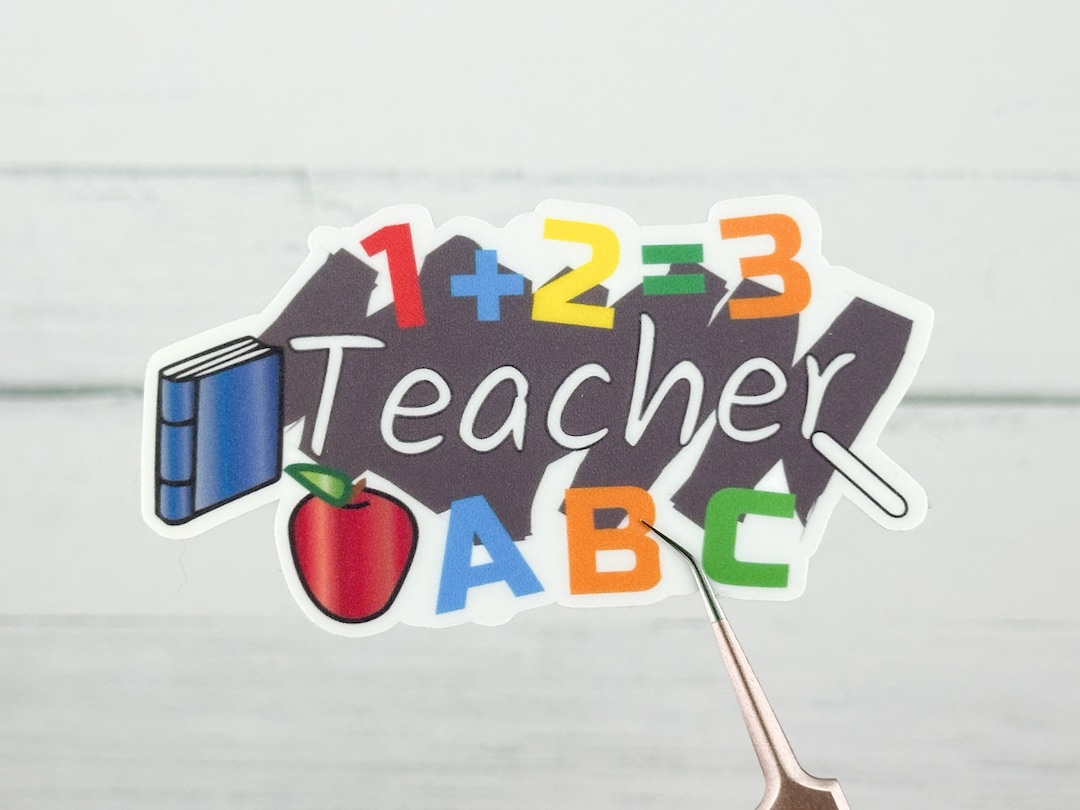 Teacher Sticker, Teacher Appreciation Gifts, Teacher Water Bottle ...