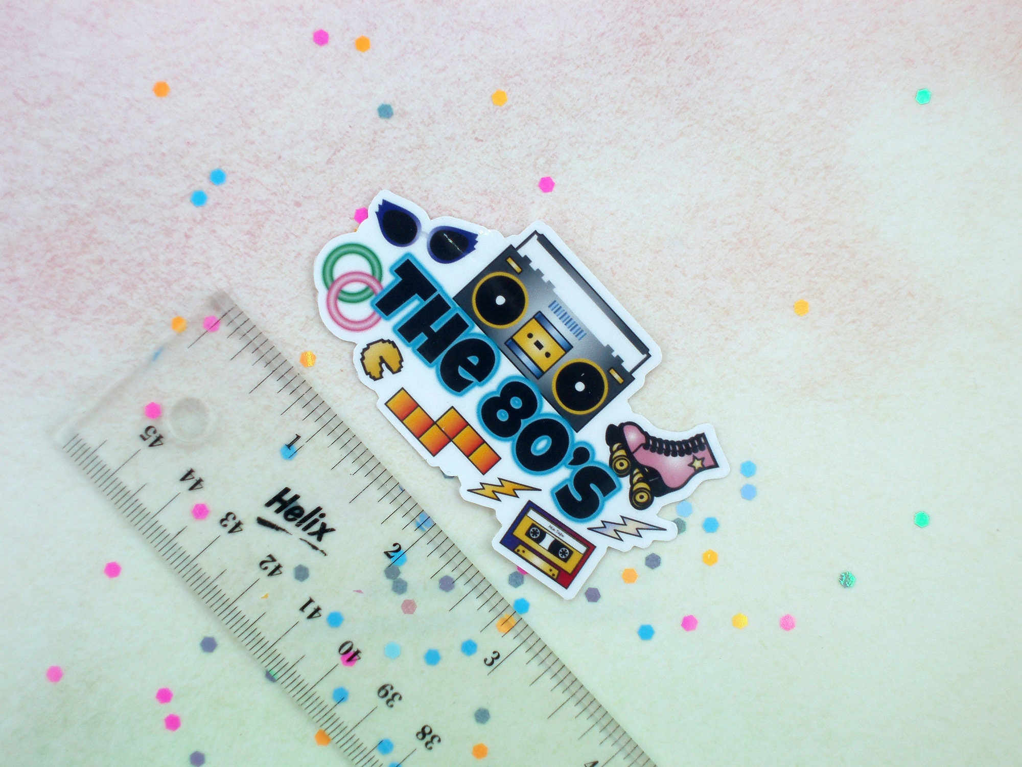 The Eighties Sticker Decade Sticker the 80's Nostalgia - Etsy