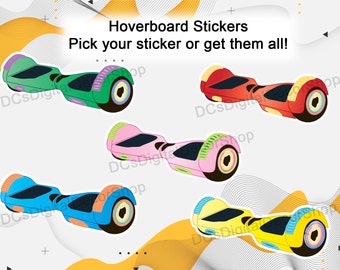 Hoverboard Stickers | Etsy