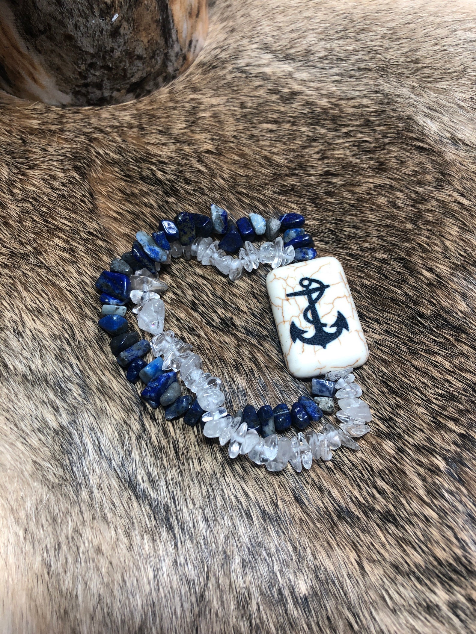 Pulseras playeras crystal genuinas. Pulsera de caballito de | Etsy