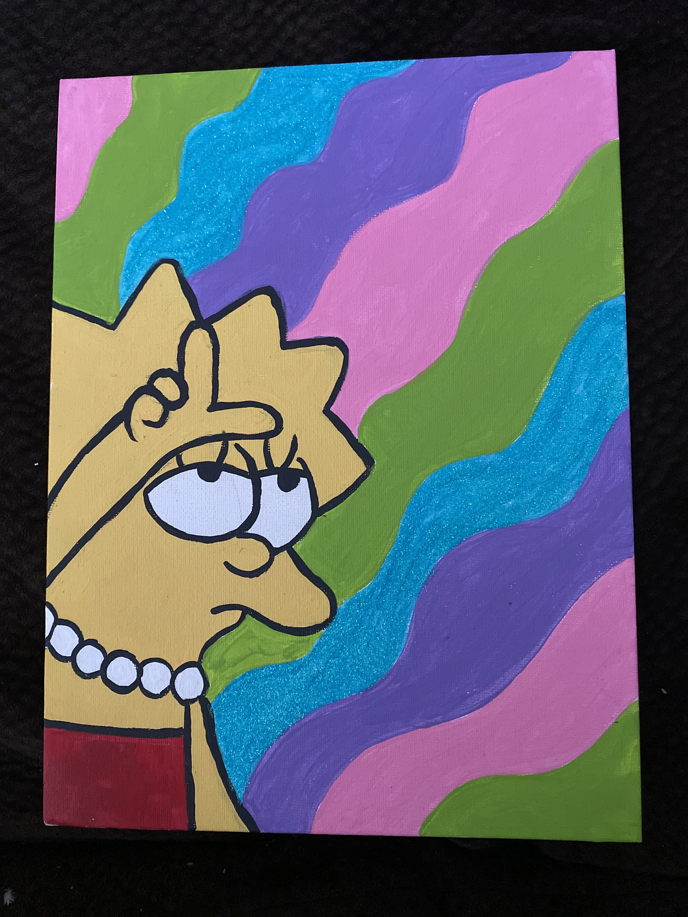 Simpson Canvas Painting - Etsy