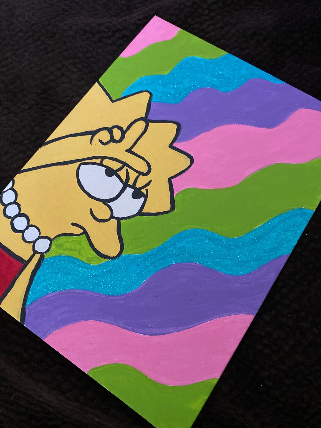 Simpson Canvas Painting - Etsy