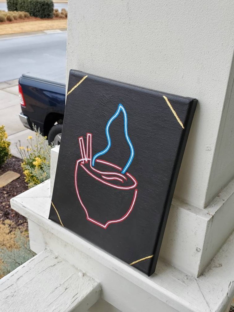 Destiny 2 Spicy Ramen Neon Sign Painting Destiny 2 Painting | Etsy