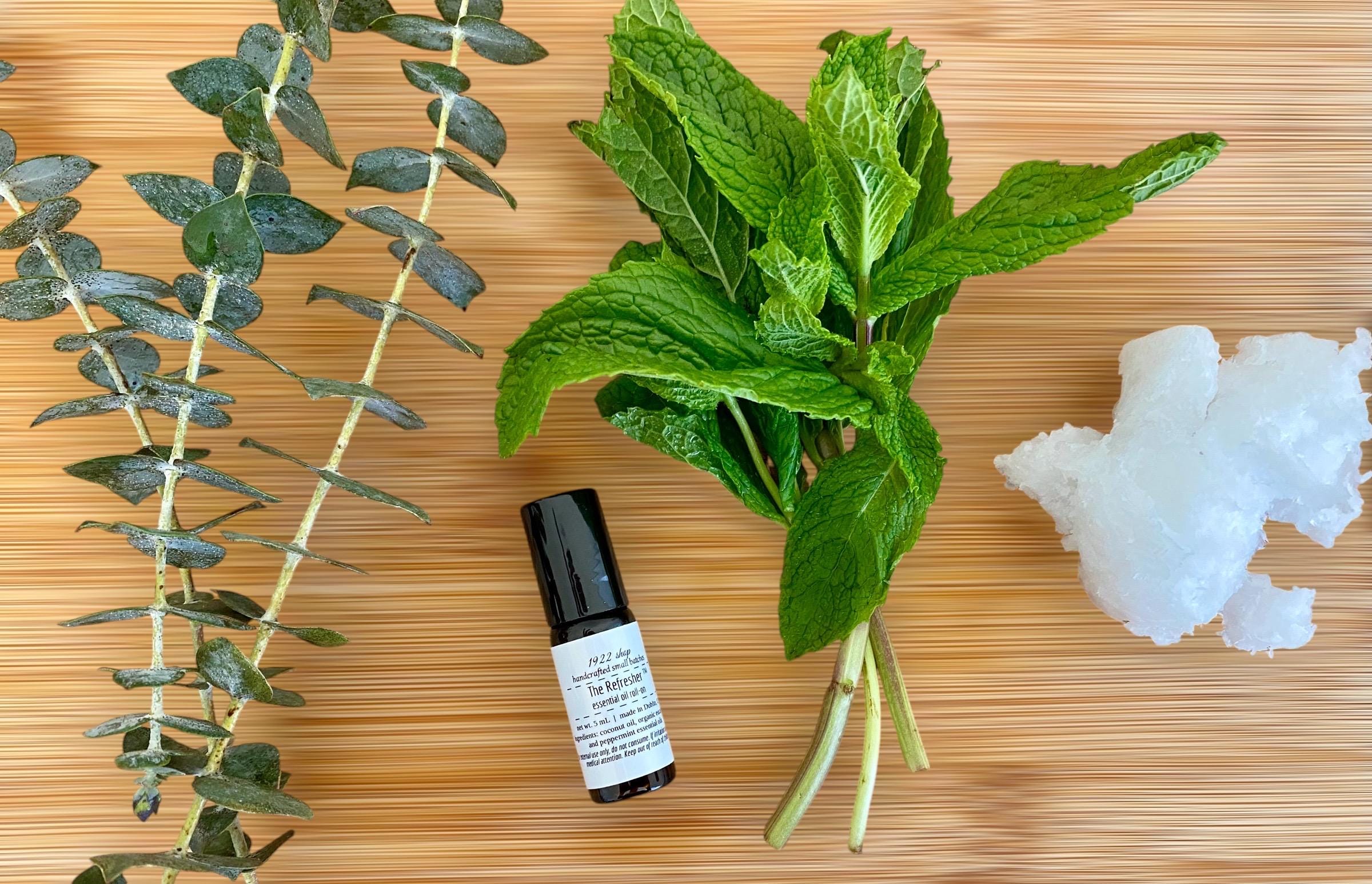 The Refresher | Mini Essential Oil Roll-on | 3 Ingredients Only | Small ...