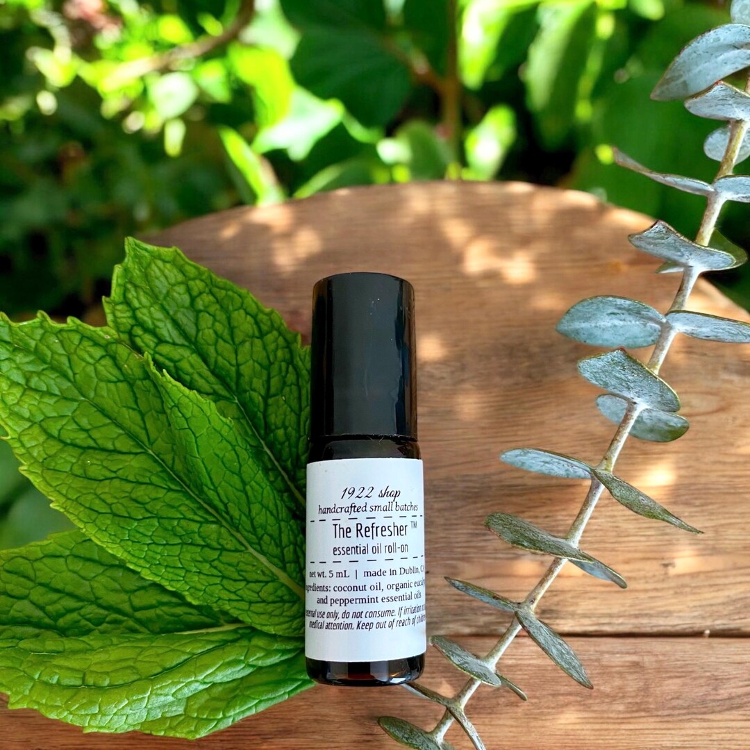 The Refresher | Mini Essential Oil Roll-on | 3 Ingredients Only | Small ...