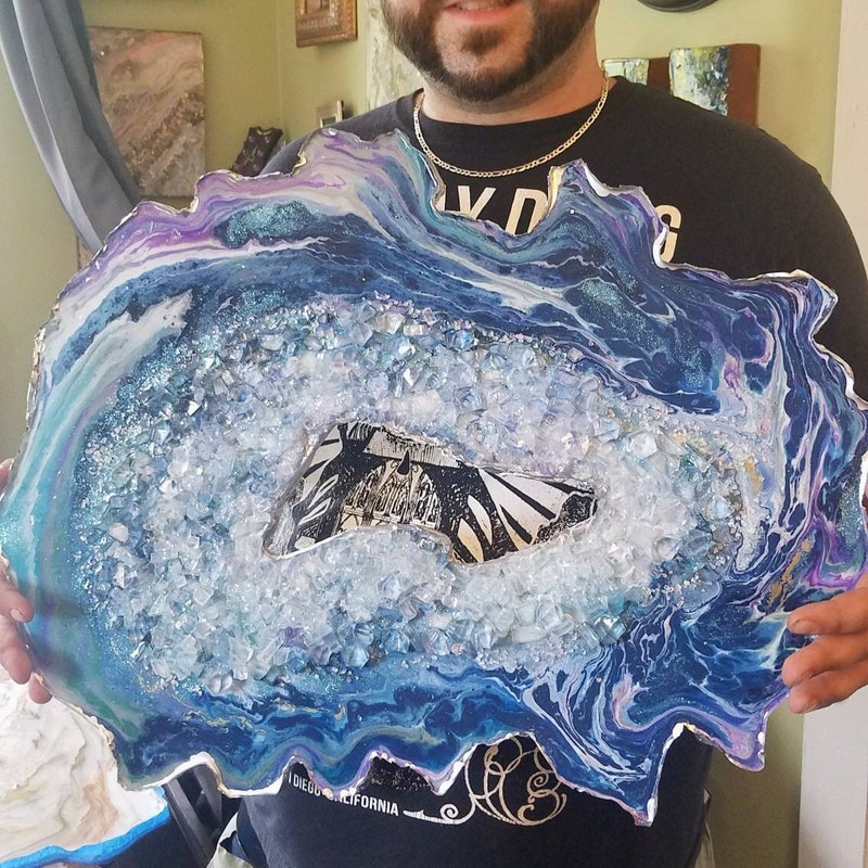 Geode Painting - Etsy