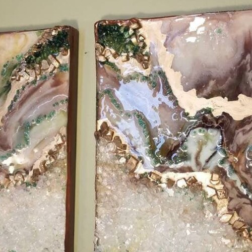 Custom Geode Wall Art - Etsy