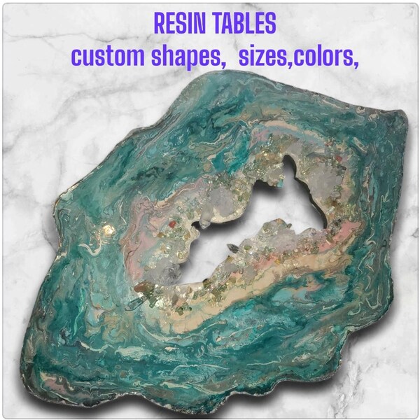 Geode Table - Etsy
