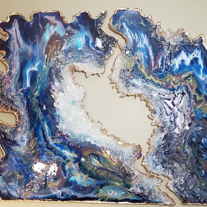 Geode Painting - Etsy