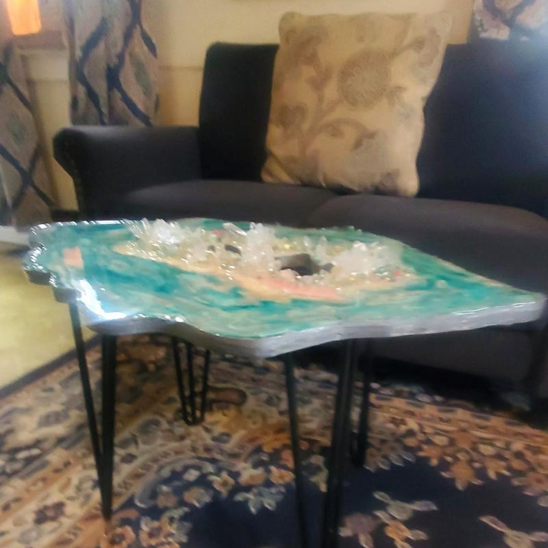 Resin Table - Etsy