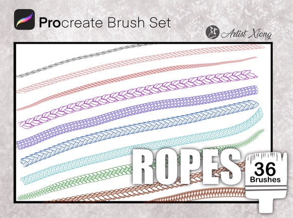 Rope Brush Set for Procreate | Etsy