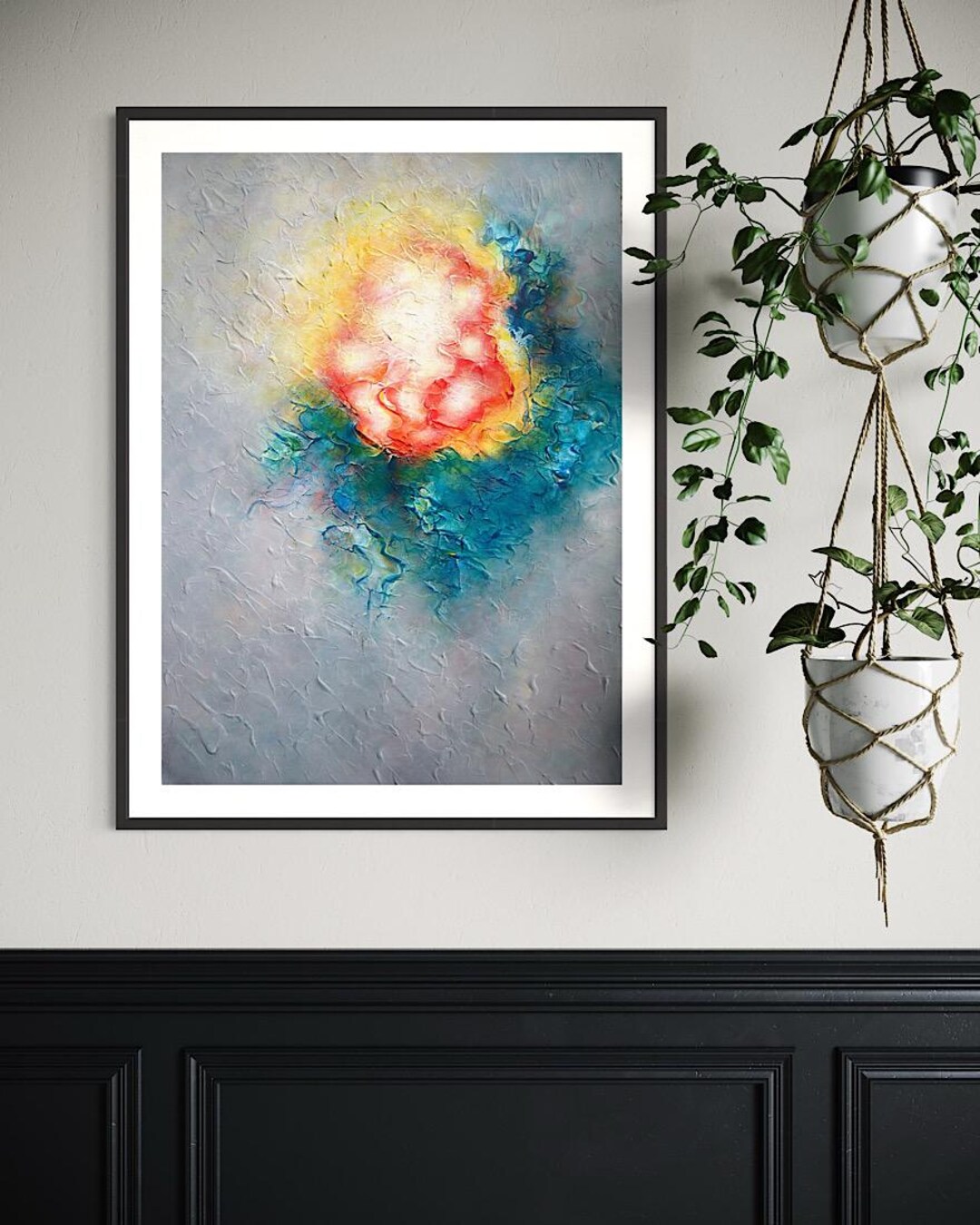 Original Abstract Painting 70x50cm ill Take You There, Unique Abstract ...