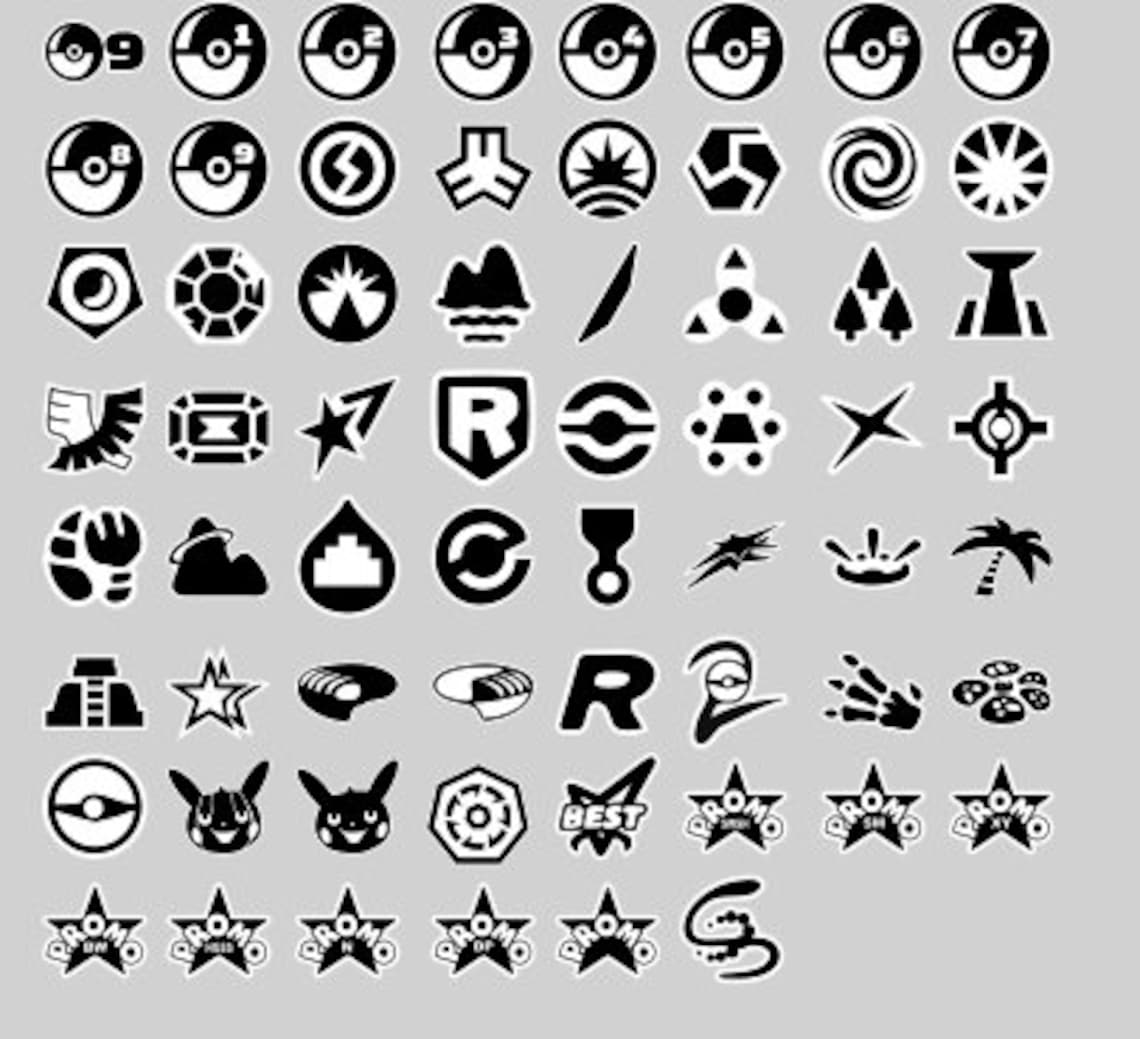 Digital Files ONLY, Pokemon, Sets, Logo, TCG, Card, Cutting, Etching ...