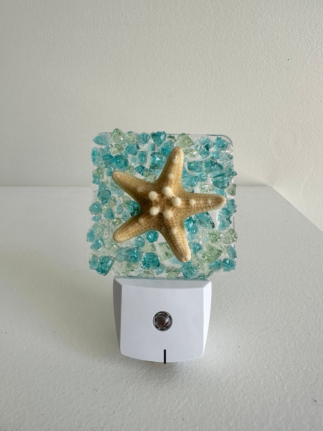 Beach Night Light Starfish Night Light Resin Ocean Night Light Tropical ...