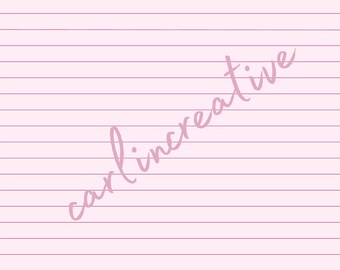 Black Lined Note Paper DIGITAL DOWNLOAD ONLY - Etsy