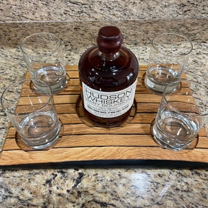 Whiskey Staves Beverage Serving Tray - Etsy