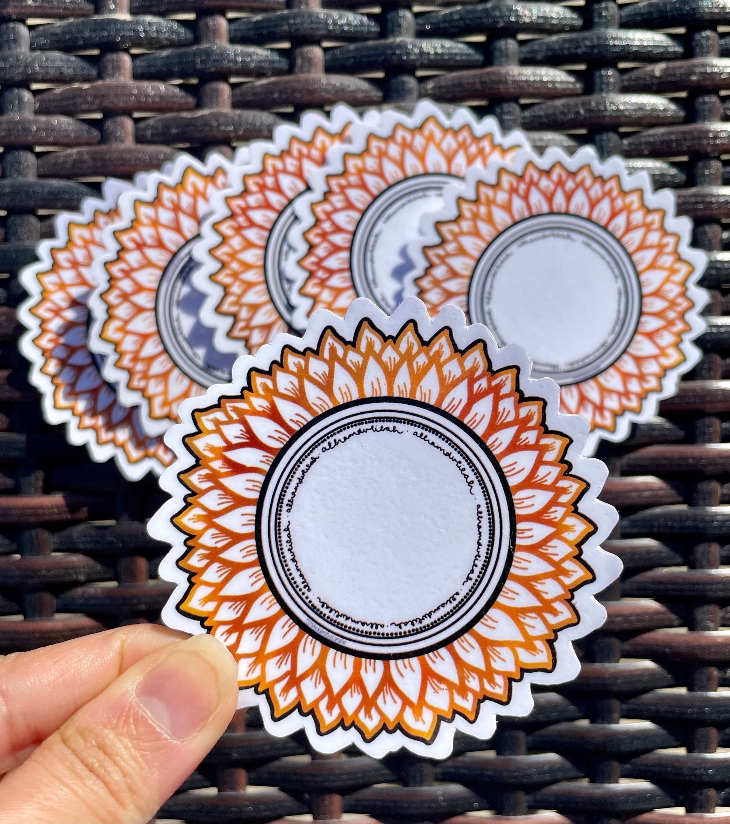 Alhamdulilah Sticker, Muslim Sticker, Muslim Laptop Sticker, Islamic ...