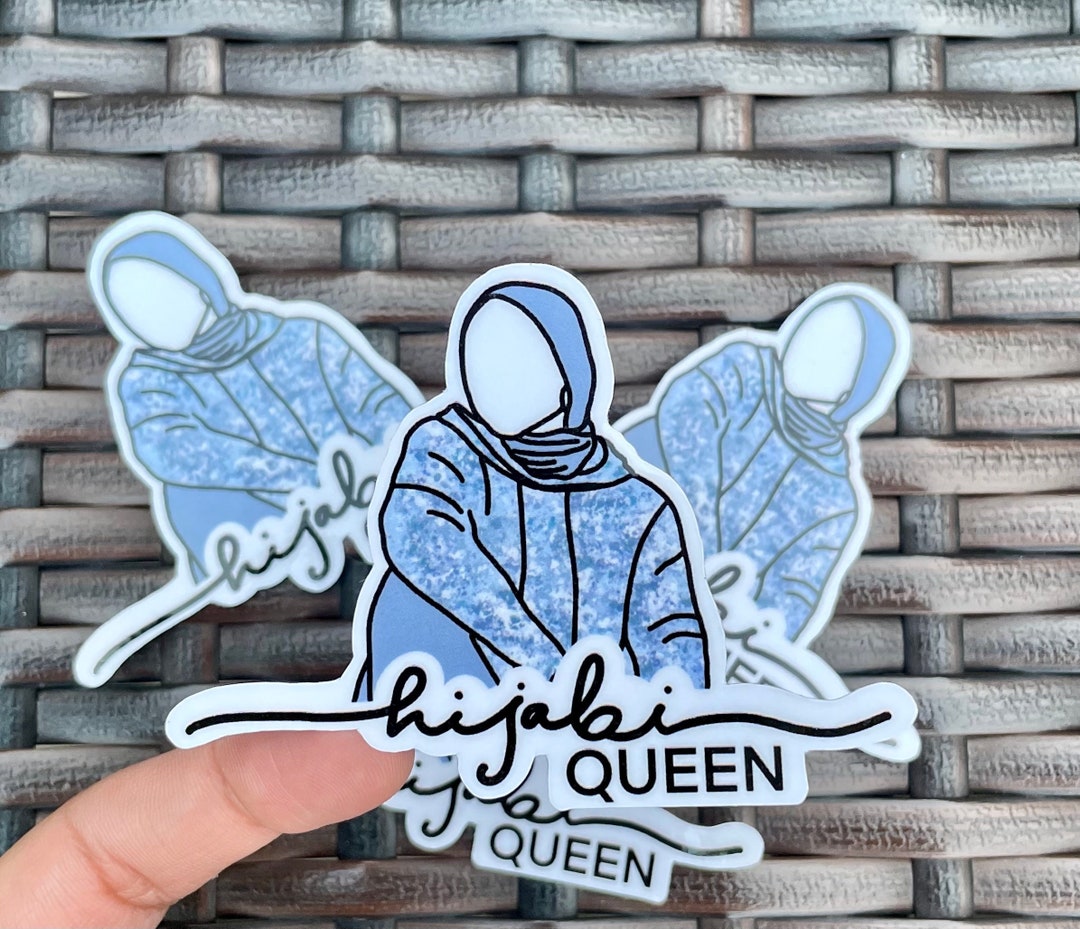 Hijabi Sticker, Hijabi Gift, Islamic Sticker, Muslim Sticker, Islam ...