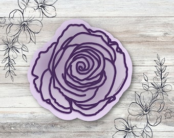 Red Rose Waterproof Vinyl Sticker for Laptop Red Flower Water | Etsy