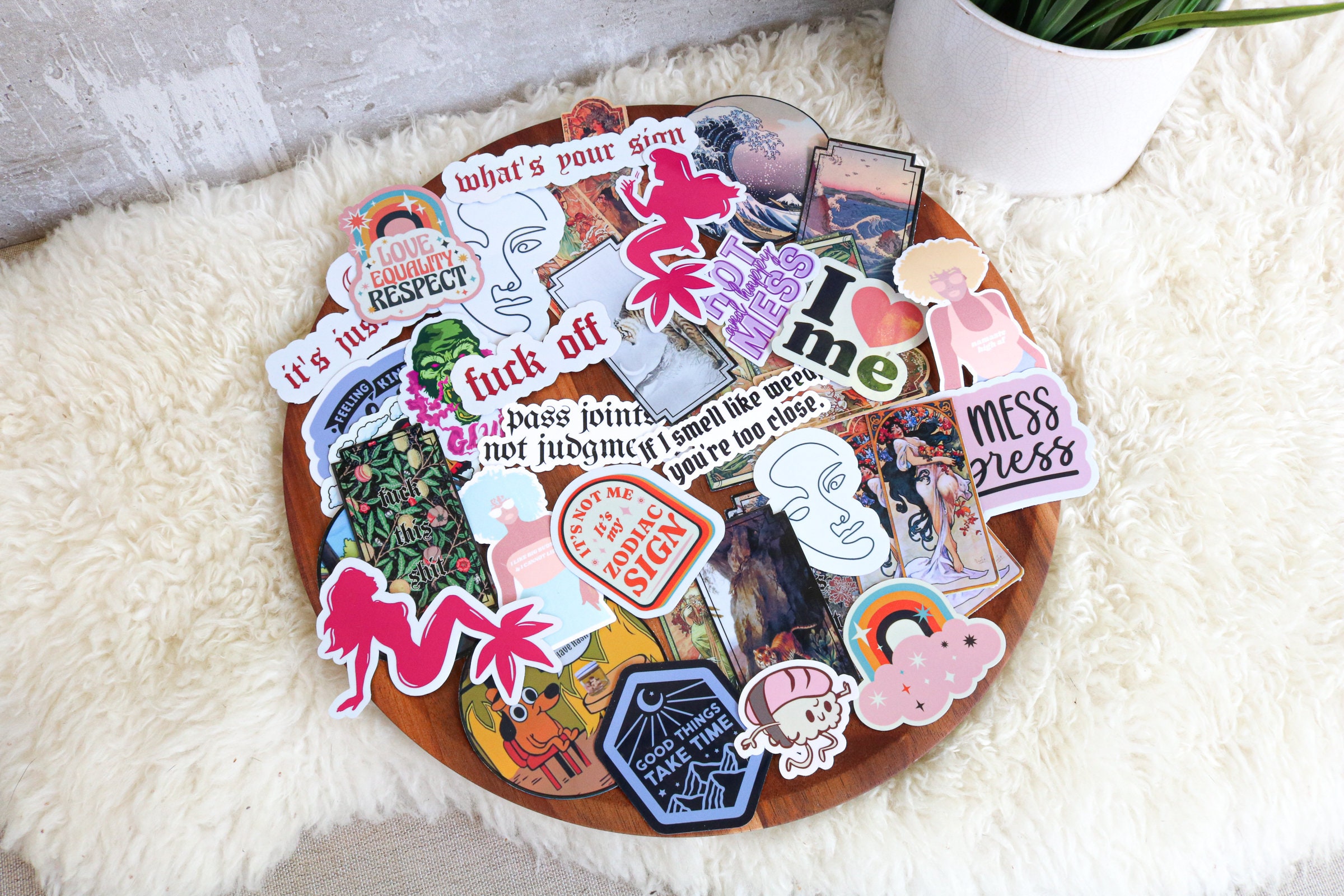 FULLY CUSTOM STICKERS Send Us Your Logo & We'll Make You Stickers Full ...