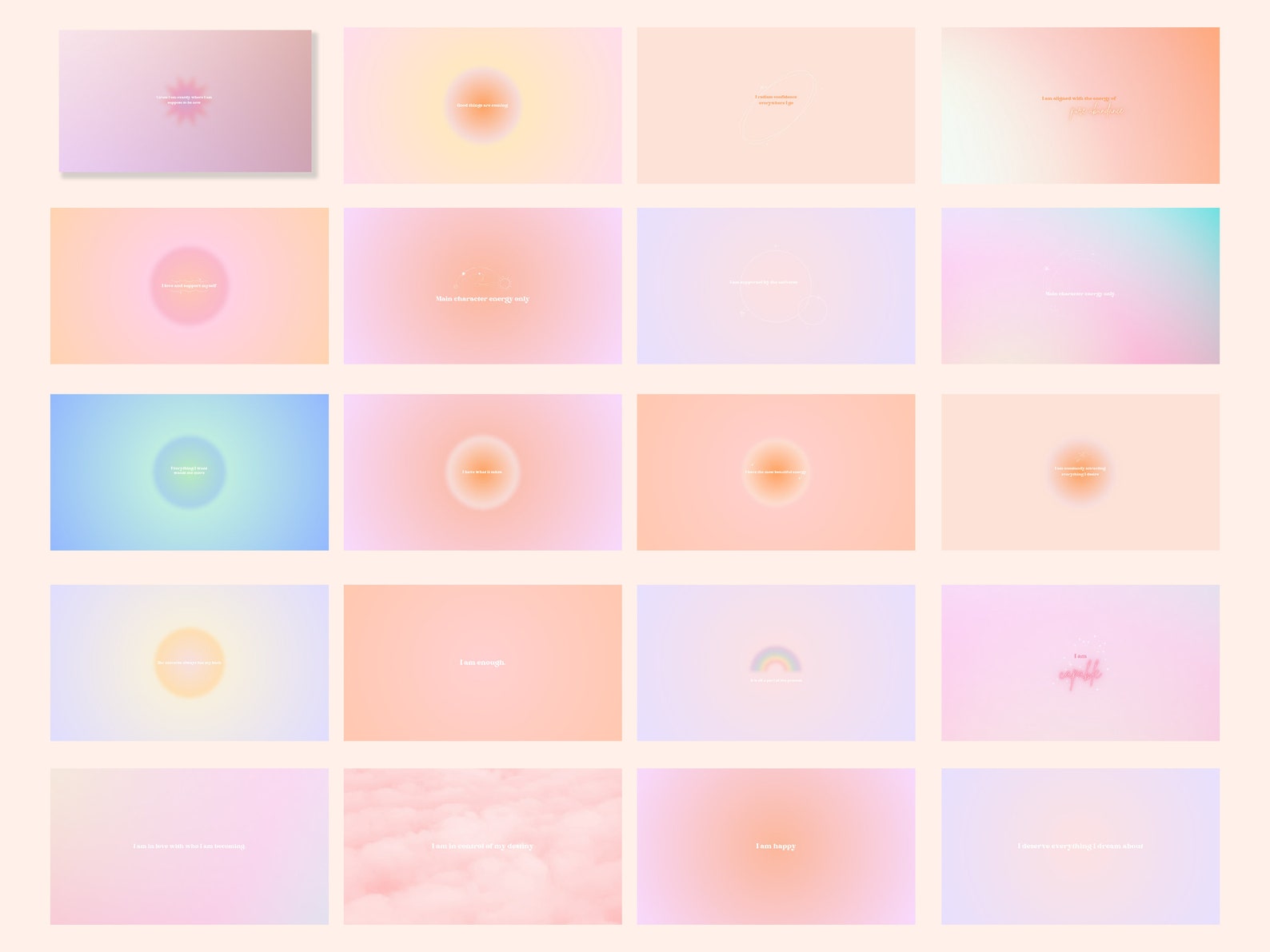 40 Aura Wallpaper High Quality 4K Aesthetic Affirmation Motivation ...